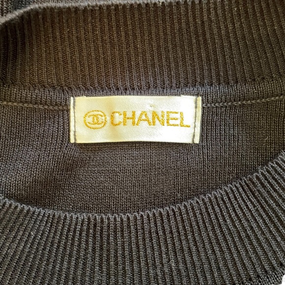 CHANEL | Dresses | Chanel Dress With Interlocking Ccs Border | Poshmark